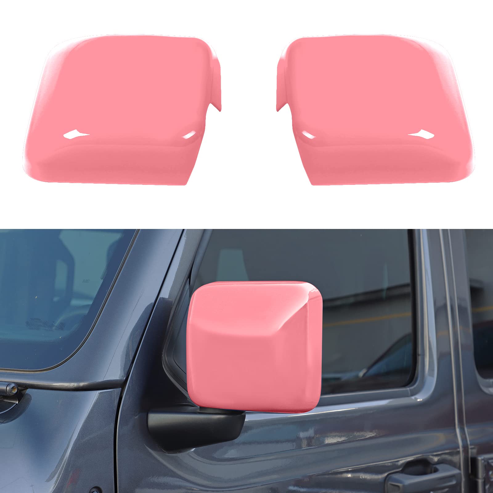 RT-TCZ for Wrangler JL Left & Right Front Side Door Rear View Mirror ...