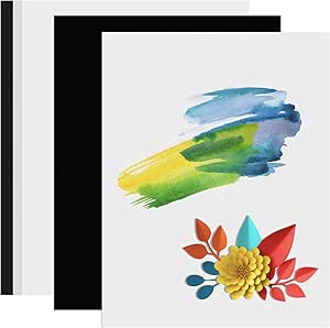 Amazon.com: Poster Board Paper,100 Pack Poster Board Black & White ...