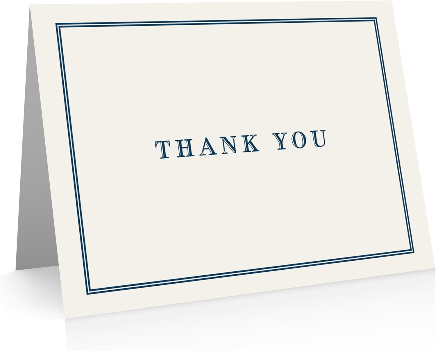 Amazon.com : Quni Brand Classic Thank You Note Card Set (24 cards with ...