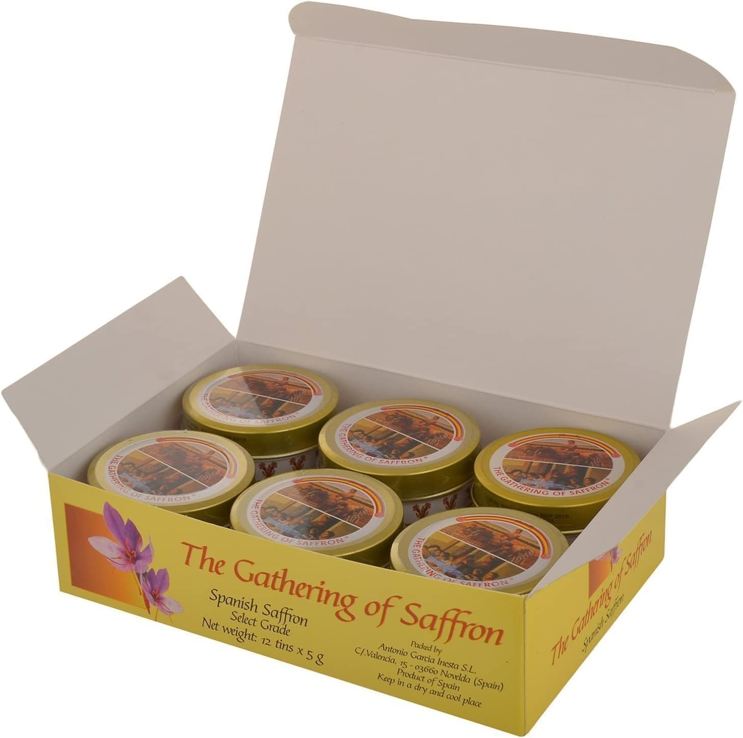 Amazon.com: The Gathering of Saffron Brand Saffron (Saffron 5 Gram ...