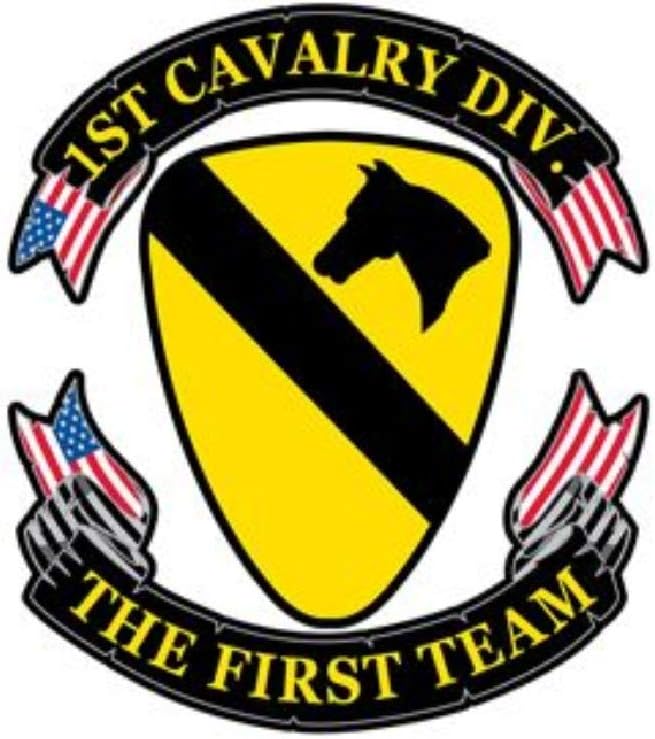 Amazon.com: United States Army 1st Cavalry Division Embroidered 12 ...