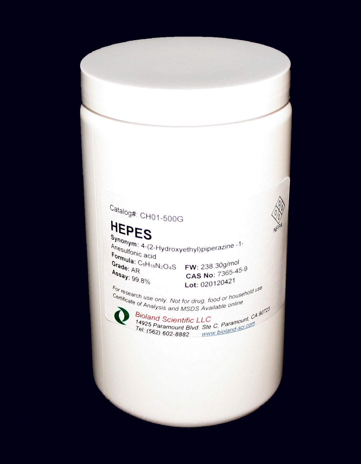 Amazon.com: HEPES (AR Grade, 500 g) : 工業與科學