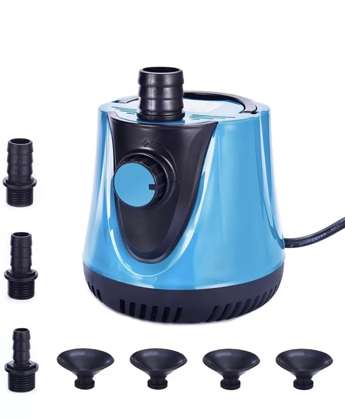 Asian Pumps 120W 3000L/hr Bottom Suction Water Fountain Pump with Ultra ...