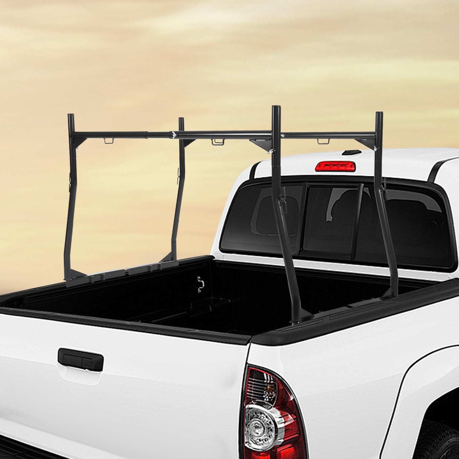 Snapklik.com : Truck Ladder Rack No Drill 800lbs Capacity 46-71 ...