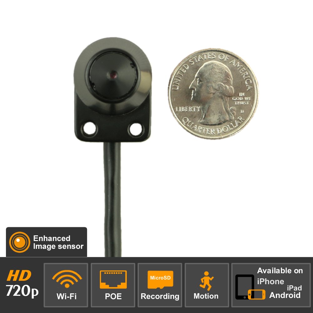 Buy Titathink Hidden IP Spy Camera, Black, Mini tiny (TT520PW-PRO ...