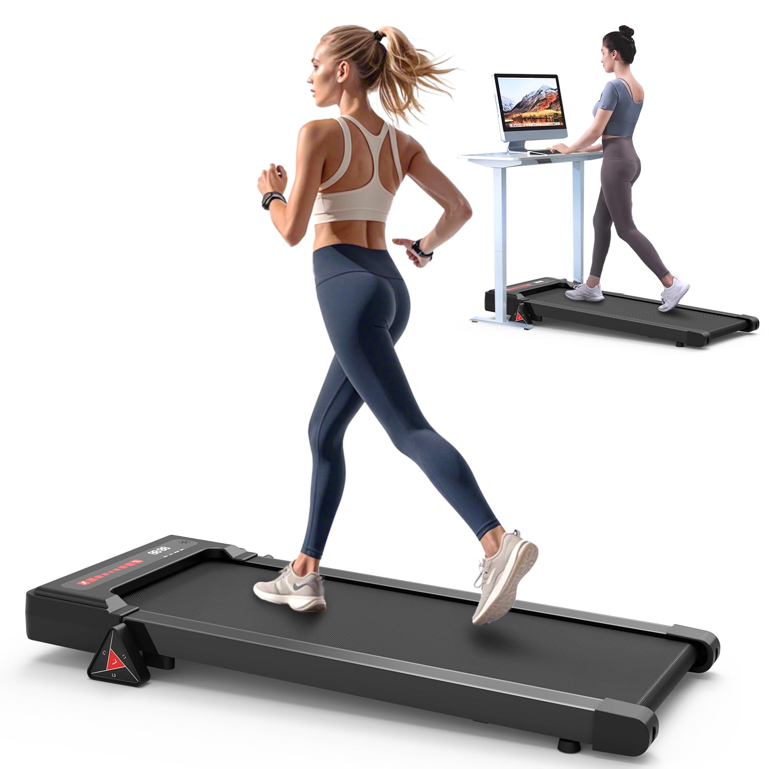 Amazon.com : FYC Walking Pad Under Desk Treadmill for Home, Compact ...