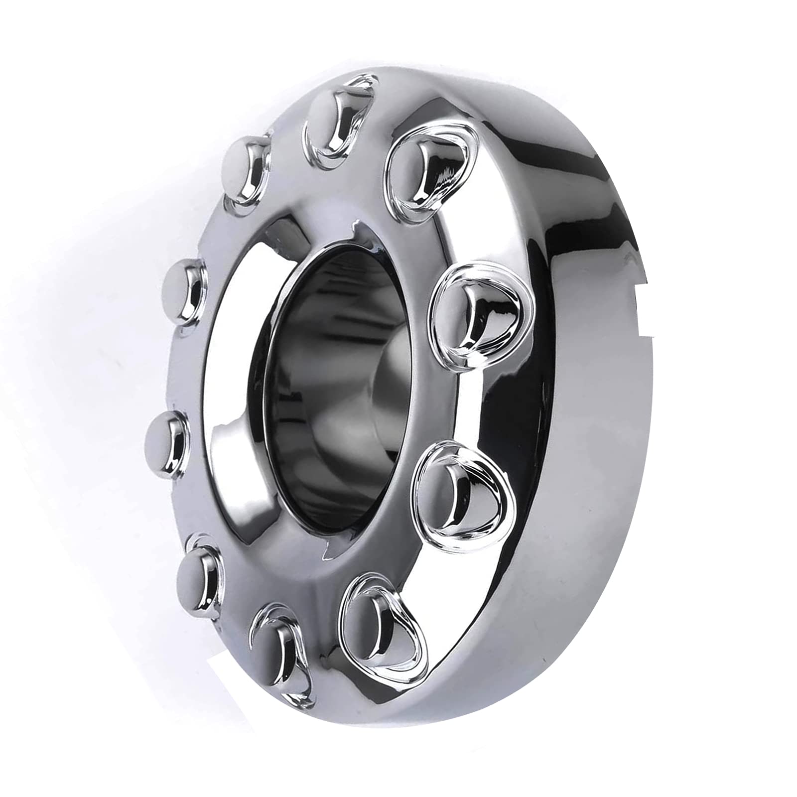 Snapklik.com : LEABON Front 10 Lug Chrome Wheel Center Hub Cap Compatible