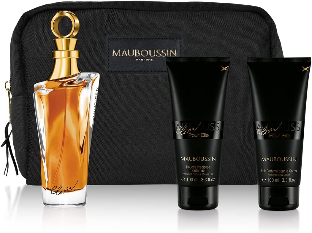 Amazon.com : Mauboussin - Elixir Pour Elle Prestige Set: Eau de Parfum ...