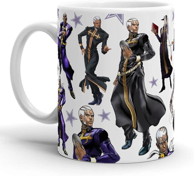 Amazon.com: Mug Jojos White Ceramic Bizarre Gifts Adventure Collage ...