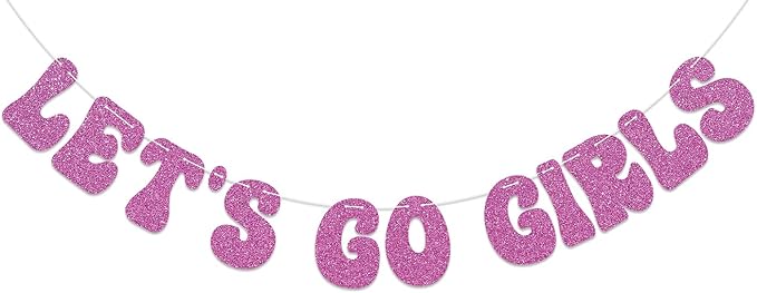 Amazon.com: Let's Go Girls Banner for Western Cowgirl Bachelorette ...