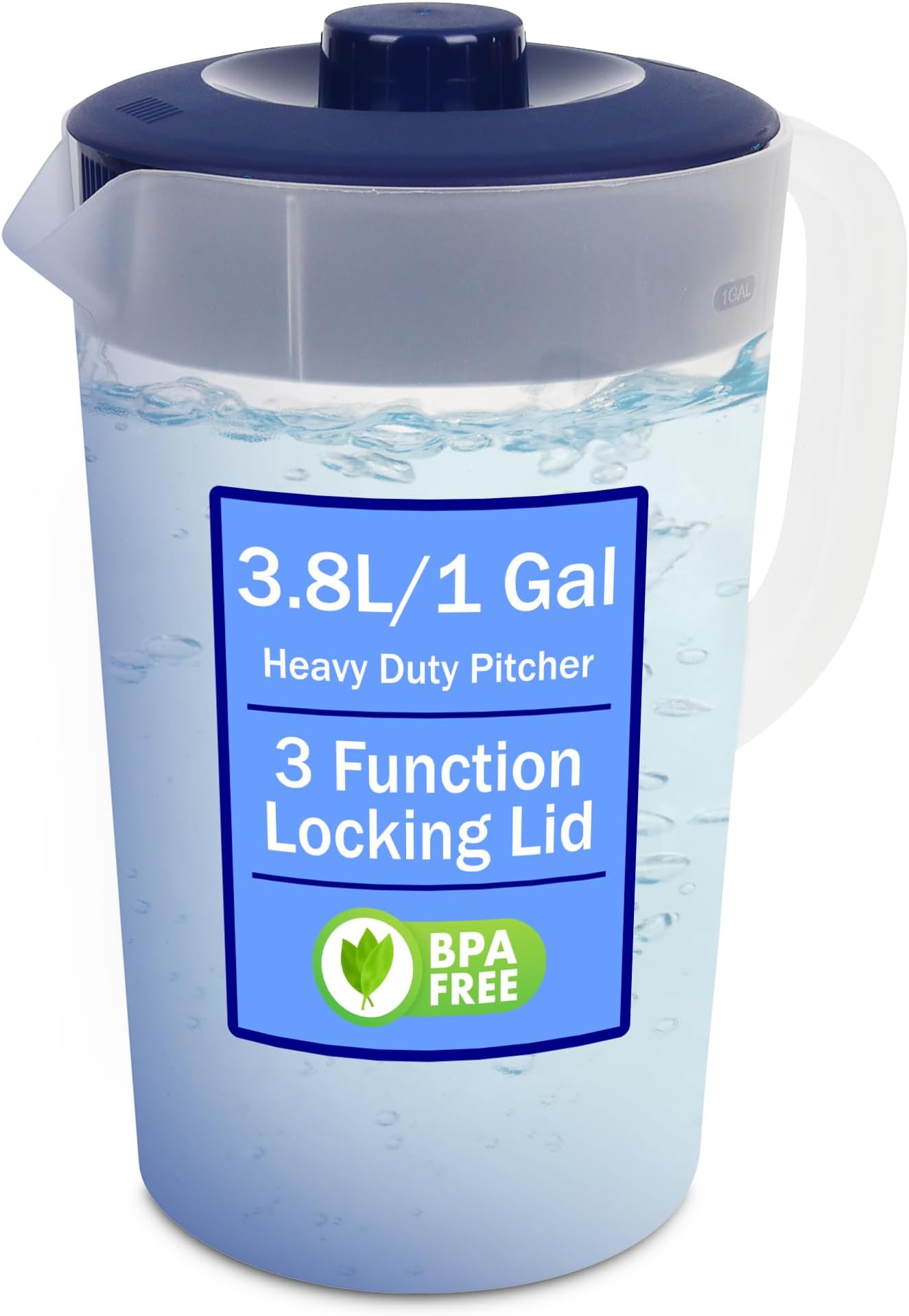 Amazon.com: RUBBERMAID Covered Pitcher 2.25 qt - White with Red Cover ...