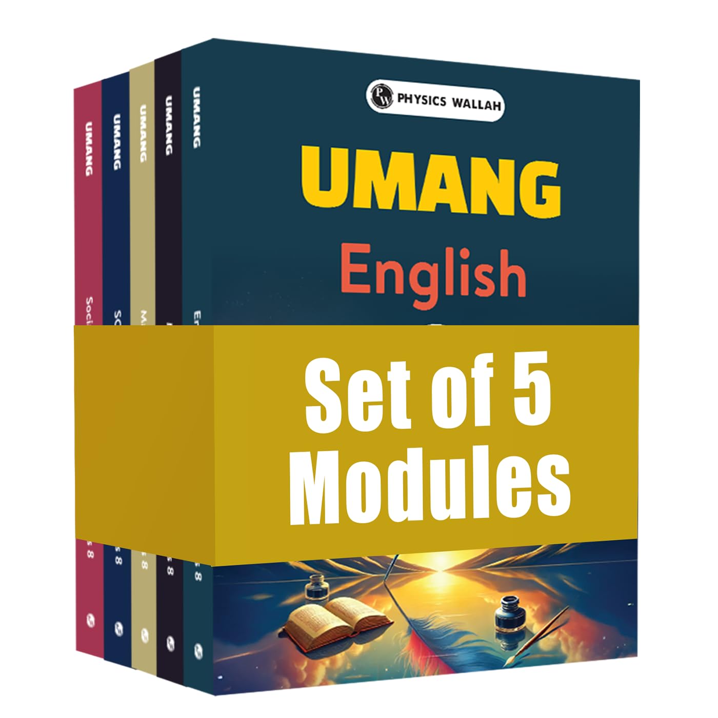 Buy PW Umang For Class 8 Mathematics, Science, MAT, Social Studies and ...