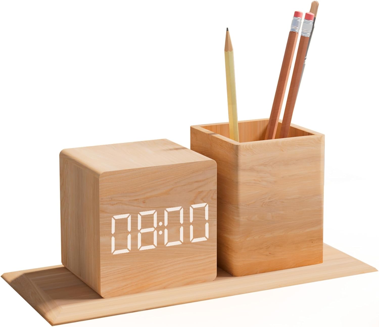 Amazon.com: ANTDALIS Alarm Clock for Bedrooms, Silent Alarm Clock for ...