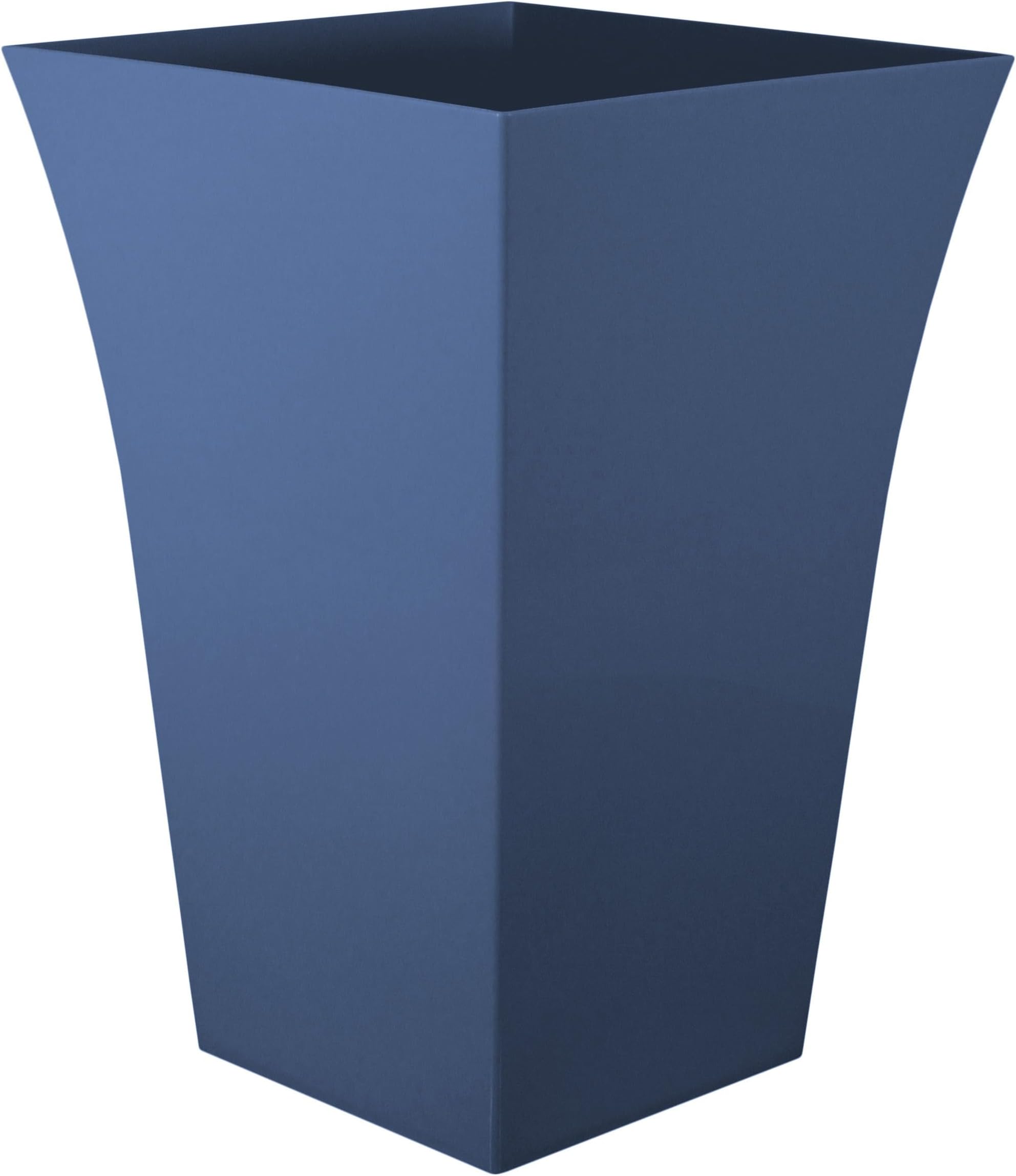 Muddy Hands Navy Blue Plastic Plant Pot Indoor Home Outdoor Garden Tall ...