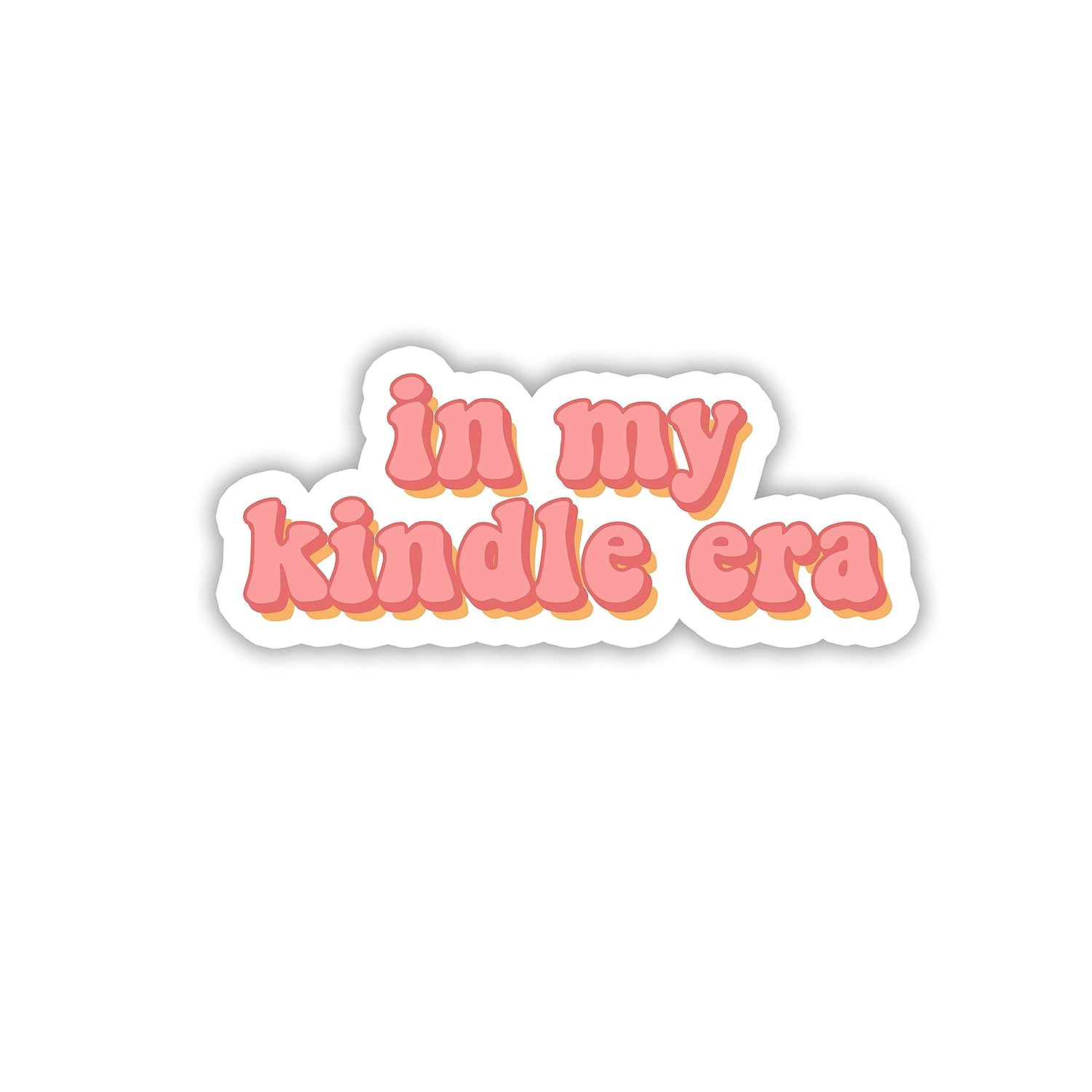 Amazon.com: Miraki In My Kindle Era Sticker, Kindle Bookish Sticker ...