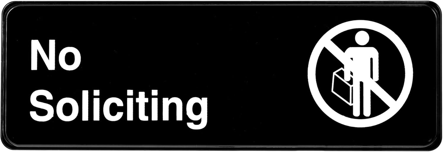 Amazon.com : Alpine Industries No Soliciting Sign - Outdoor Non ...