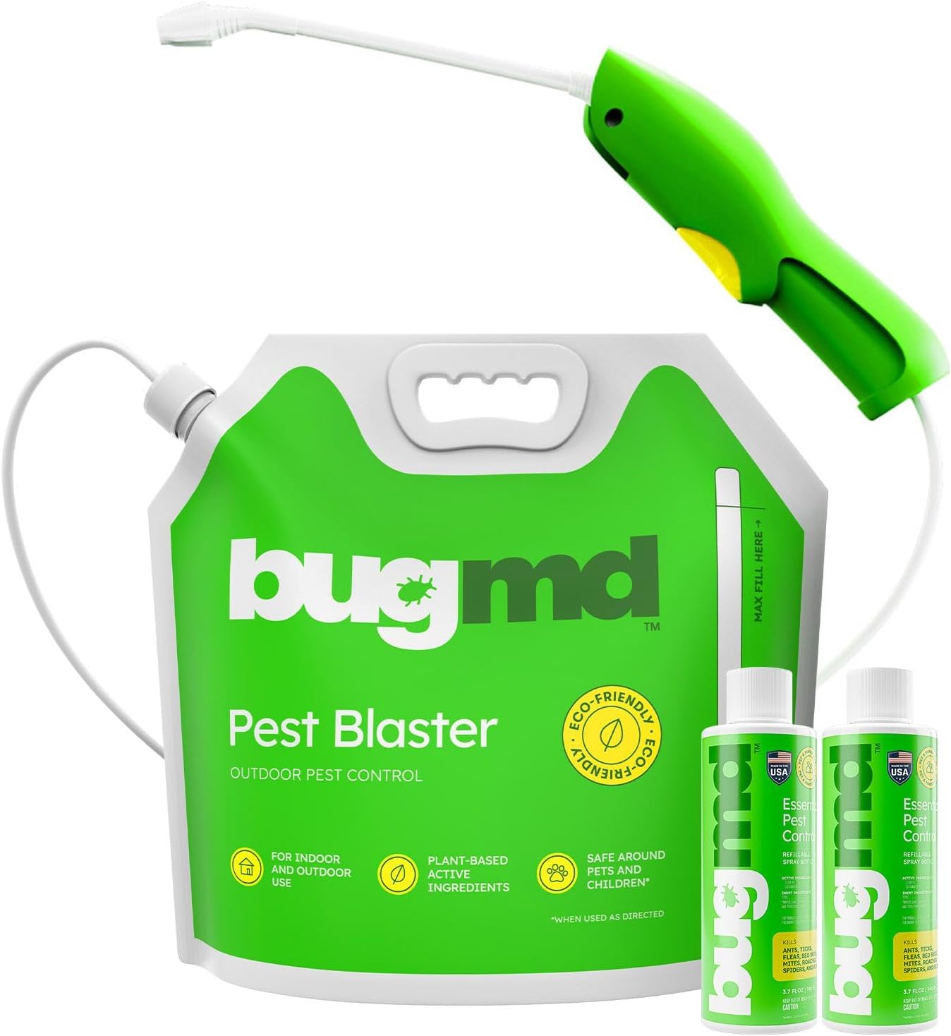 Amazon.com : BugMD Blaster Kit - 2 Pack Pest Control Essential Oil ...