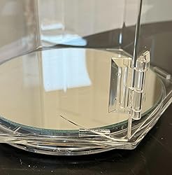 Amazon.com: Display Case 24”H Rotating | Jewelry Display Case | Locking ...