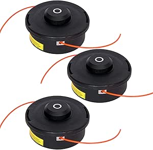 Cabezal de hilo para desbrozadora de motor, juego de 3 unidades de ...