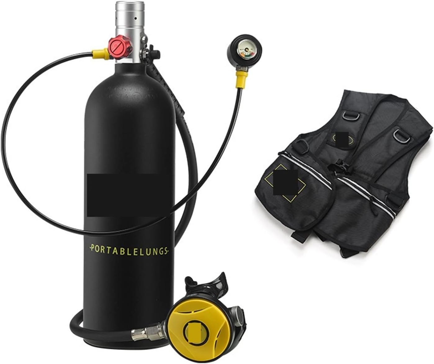 Amazon.com: YokIma Mini Scuba Tank Diving Gear 2L Diving Rebreather ...