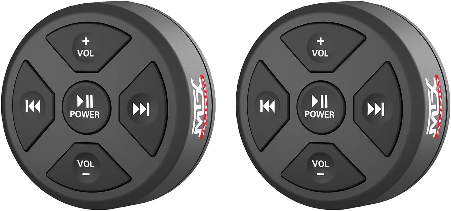Amazon.com: MTX MUDBTRC Universal Boat and Motorcycle Bluetooth Audio ...