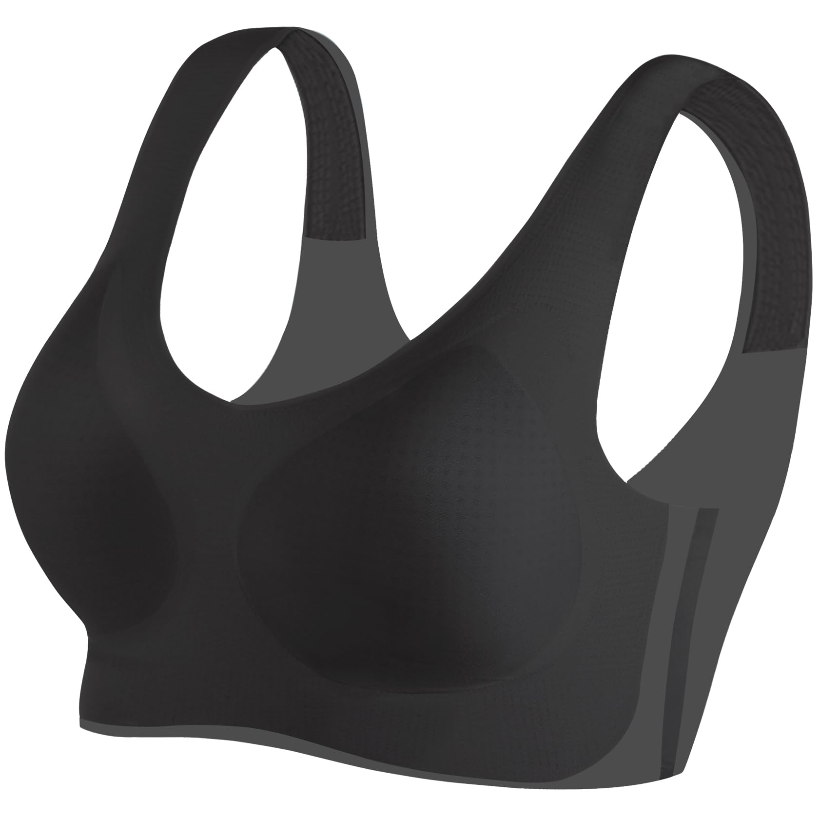 PRETTYWELL Seamless Bras for Women Ultra Thin Padded Comfort Wireless ...