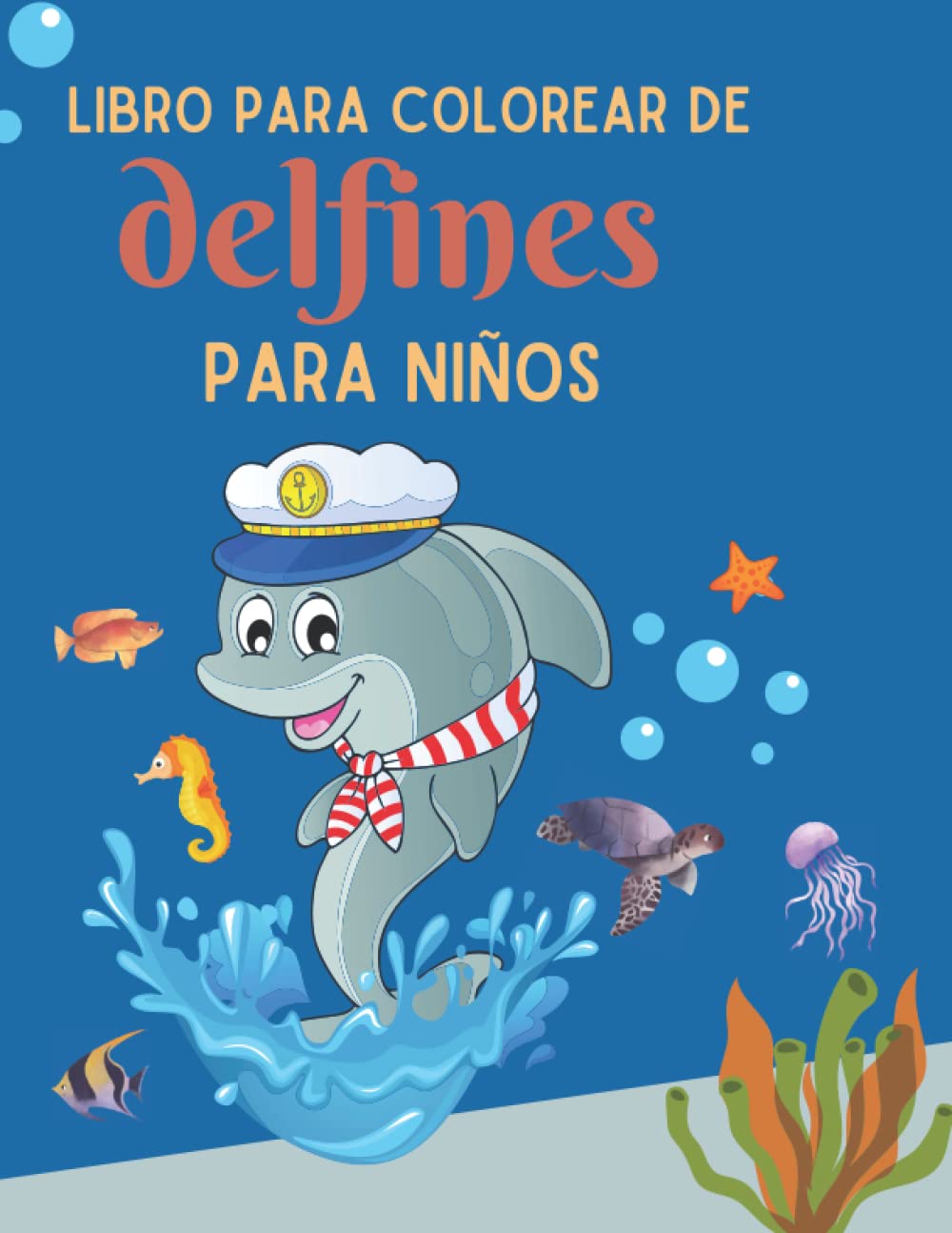 Buy libro para colorear de delfines para niños: Libro para colorear de ...