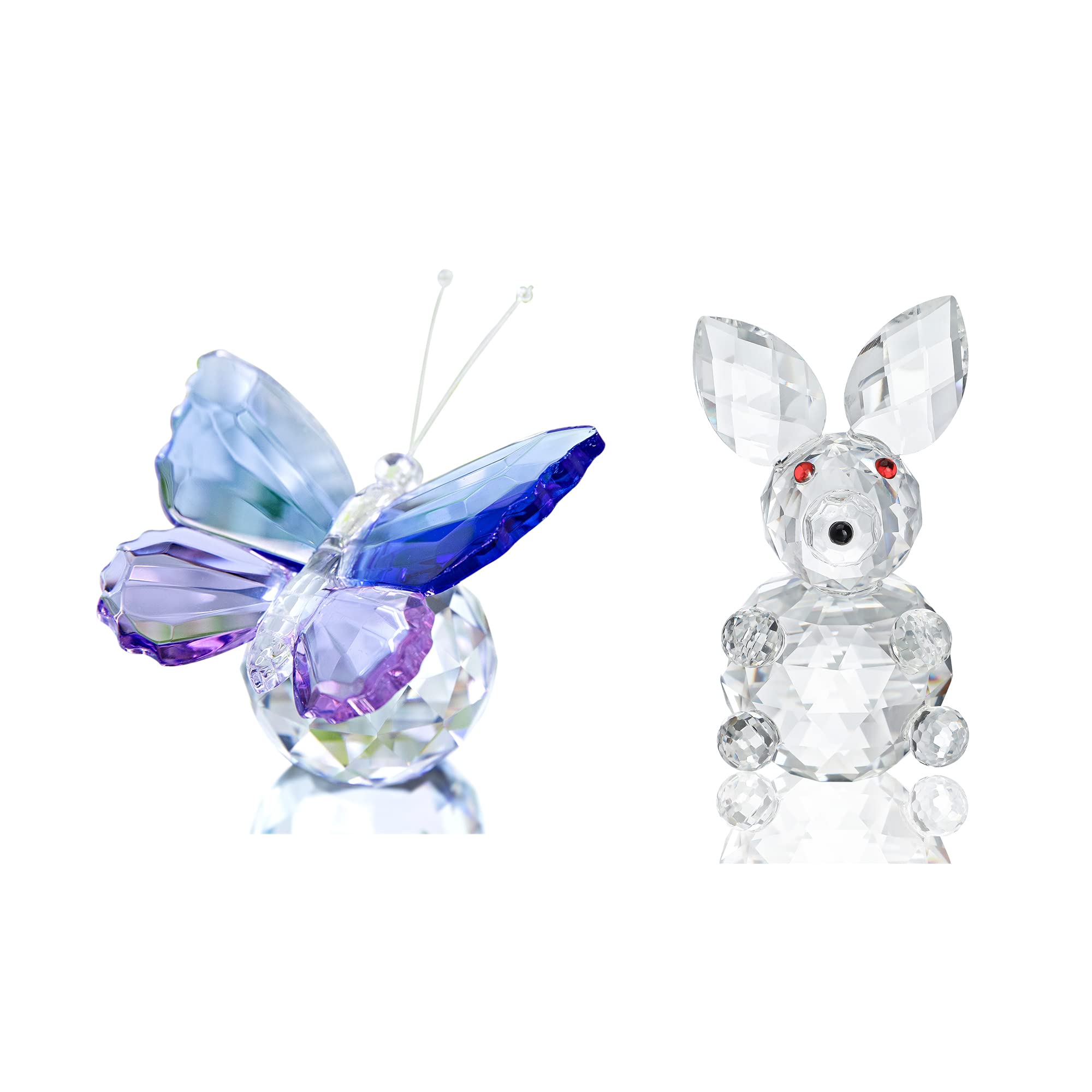 Amazon.com: H&D HYALINE & DORA Crystal Animal Paperweight Table Center ...