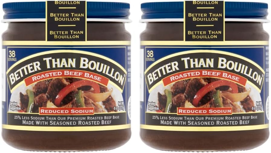 Amazon.com : Better Than Bouillon All Natural Reduced Sodium Beef Base ...