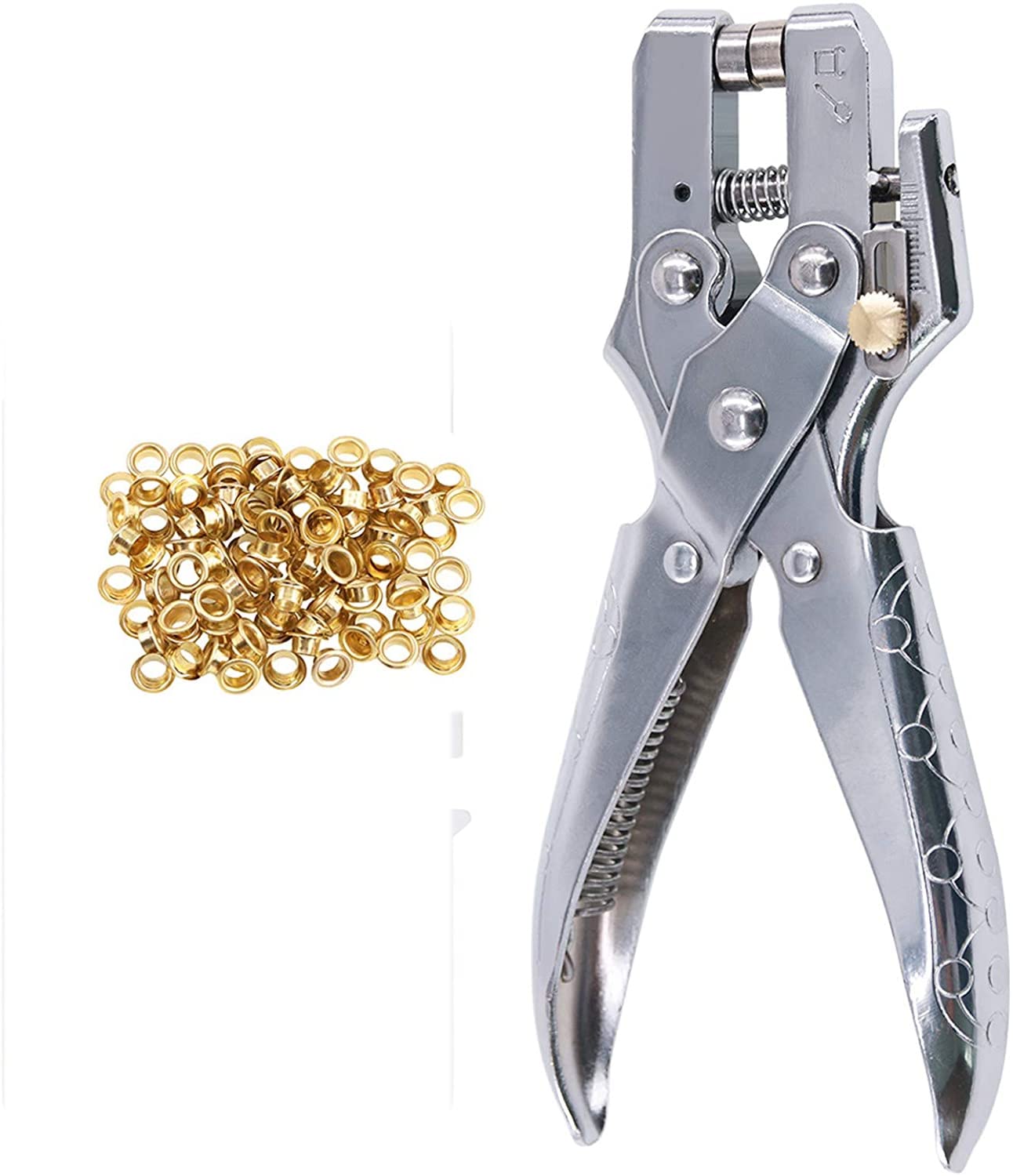 Digital Craft Eyelet Hole Punch Plier Tool – Revolving Leather Belt ...