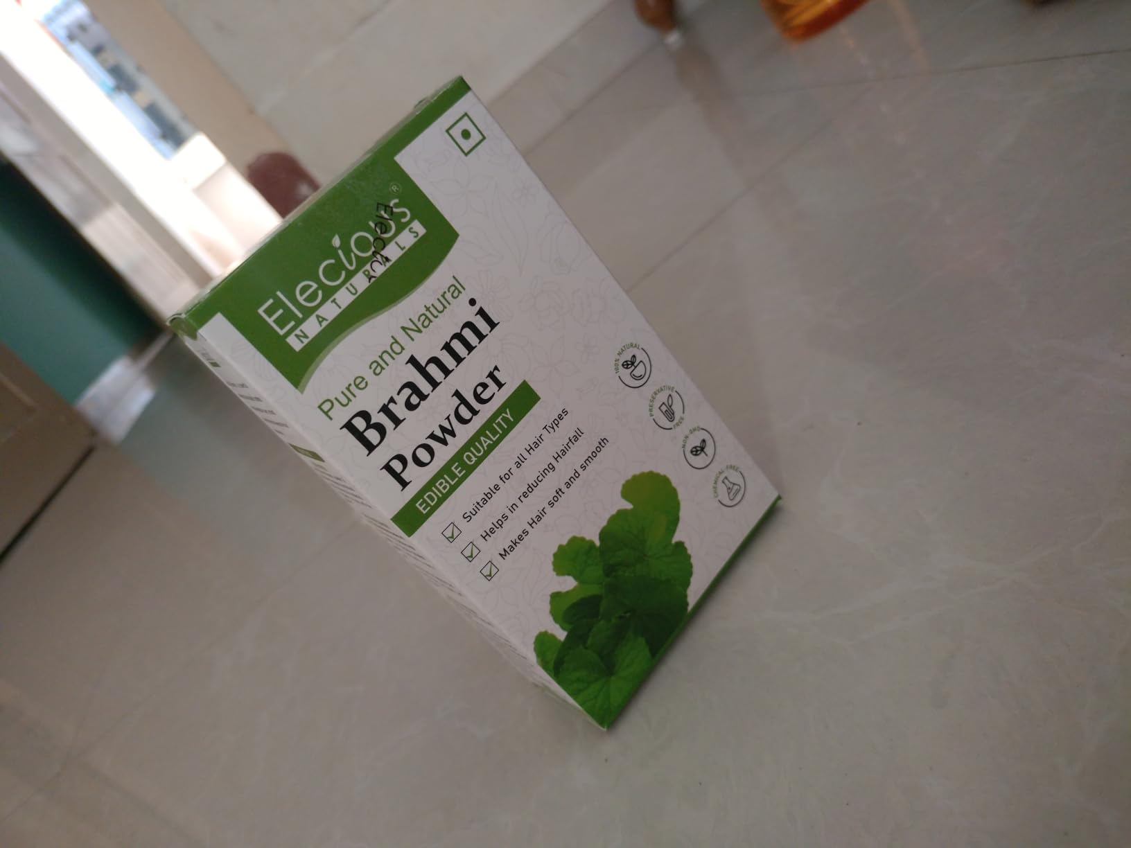 Elecious 100% Brahmi powder for Hair growth (200 grams) and Eating ...