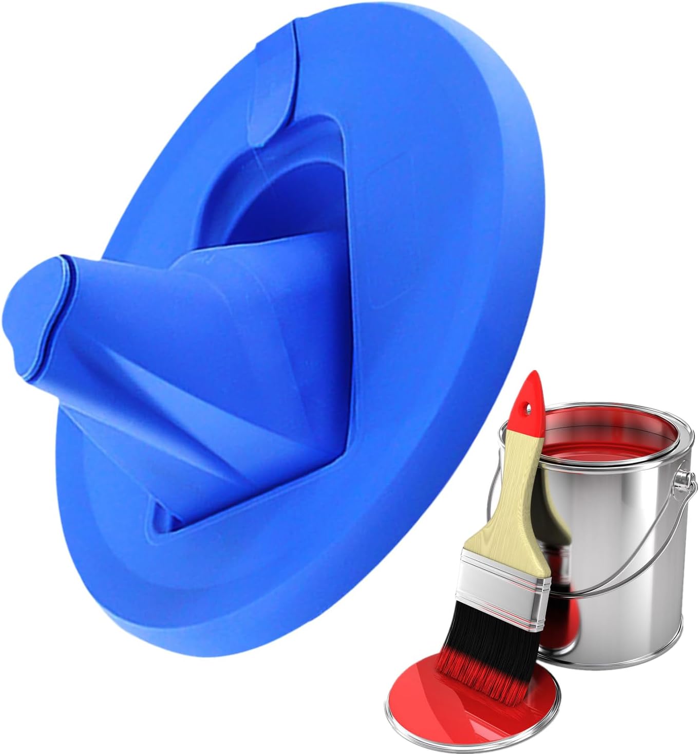 Paint Bucket Spout - Foldable Paint Can Lid Leak-Proof,Multi-Purpose ...