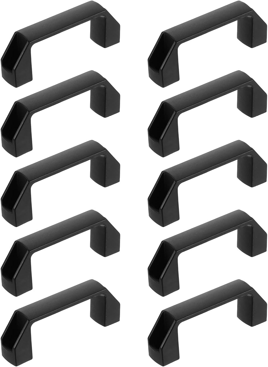 uxcell 10 Pack Rectangular Plastic Pull Handle, 90mm/3.5 Inch Hole ...