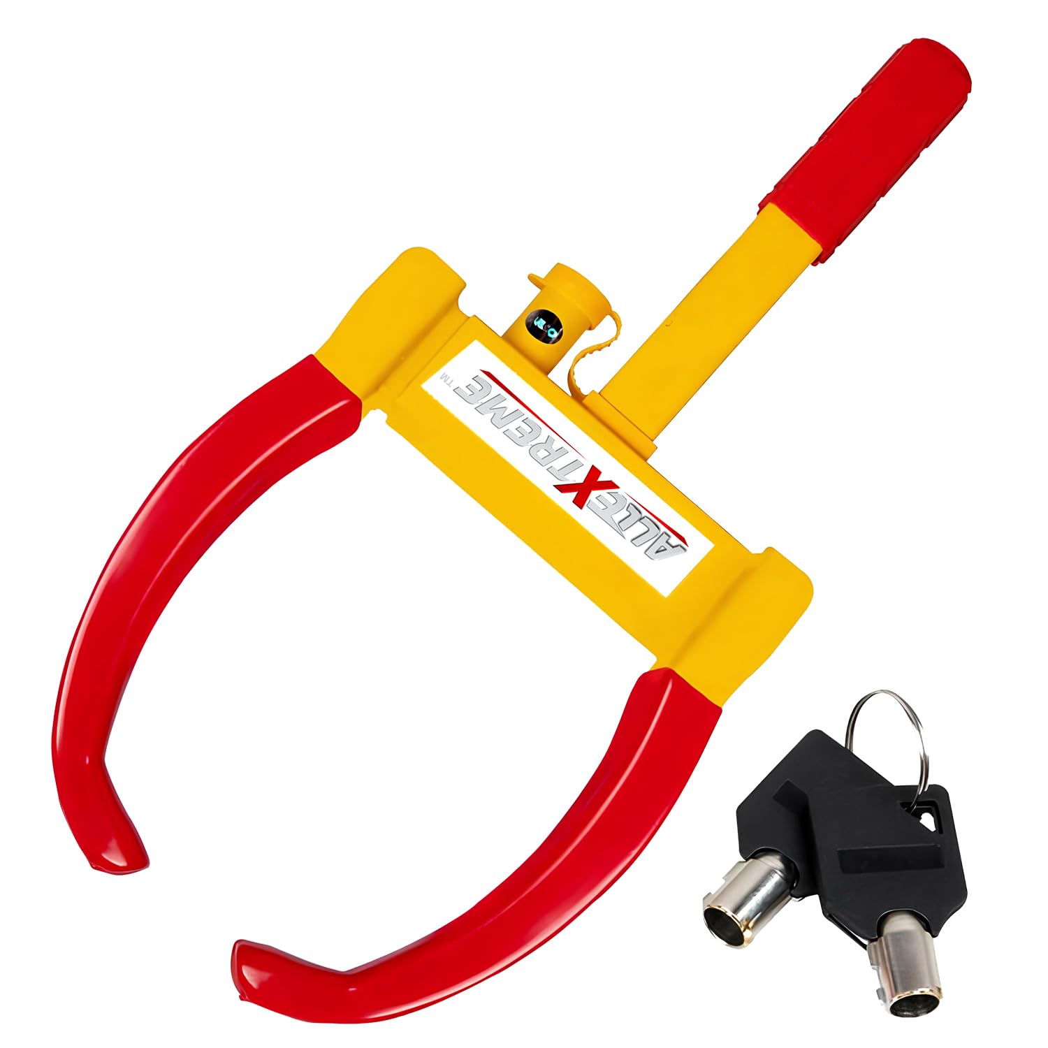 AllExtreme CQ6994B Heavy Duty Anti Theft Wheel Lock Clamp Anti-Theft ...