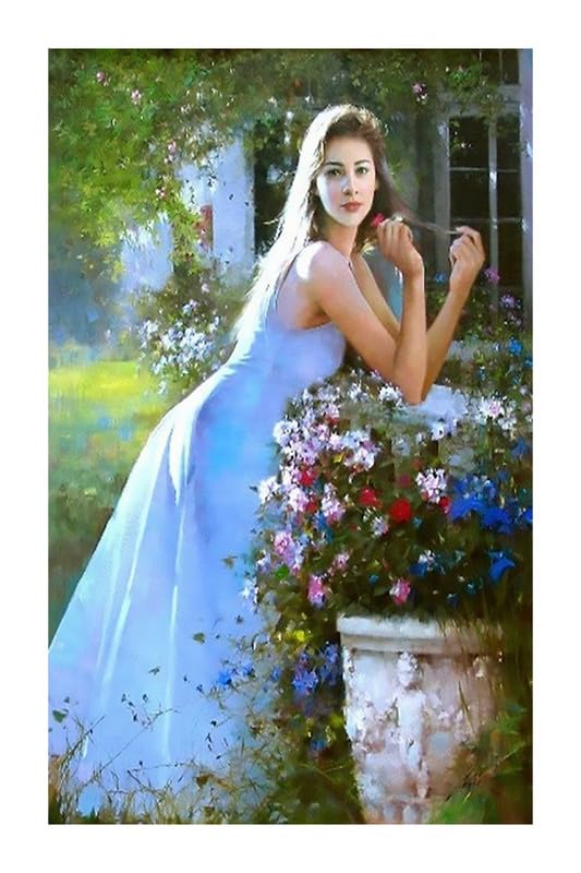 HK PRINTS Beautiful Girl Wall Poster for Room (12x18 Inch, 300 GSM ...
