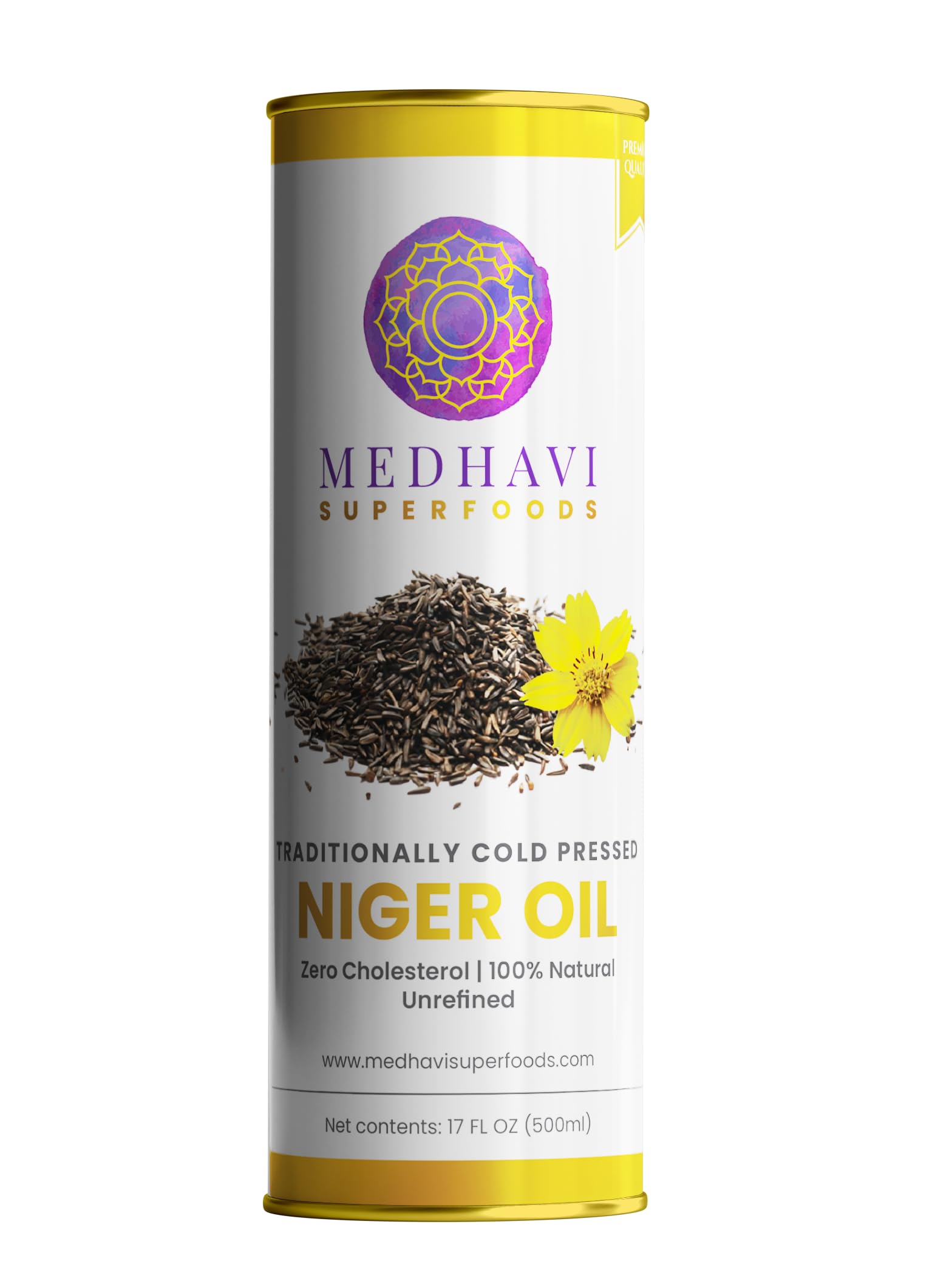 Medhavi Superfoods Niger/Ramtil Seed Oil Cold Pressed-Karale, Karal ...