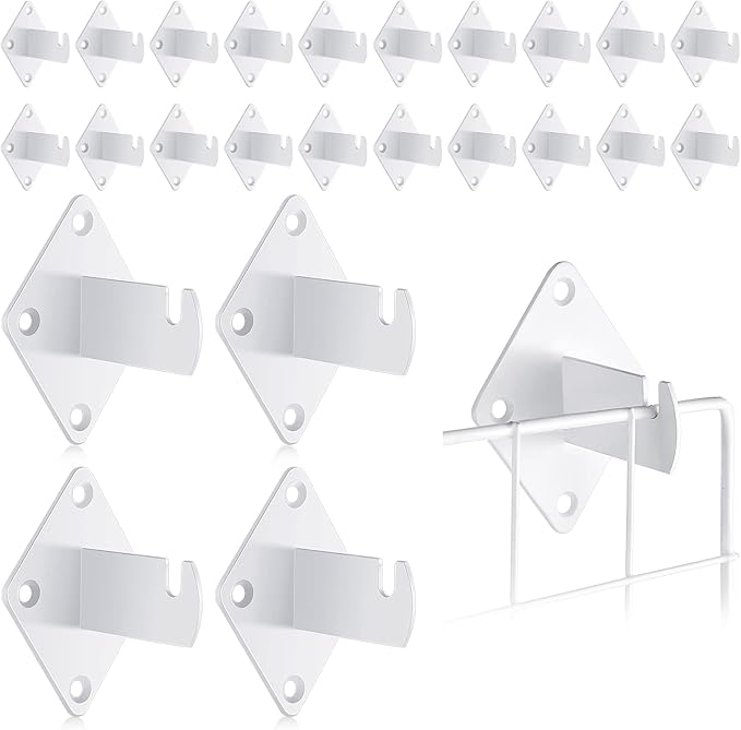 Amazon.com: Sieral 24 Pcs Gridwall Mount Brackets Bulk for Grid Panels ...