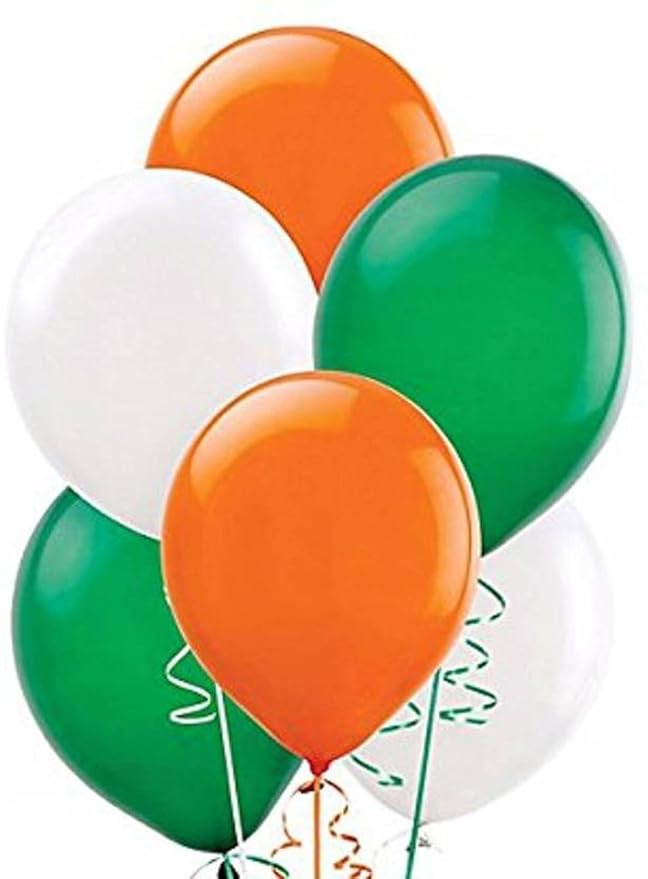Tri Color Balloon (Pack of 50 pcs) : Amazon.in: Toys & Games