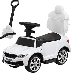 Amazon.co.jp: RiZKiZ BMW公認 乗用玩具 足けり 手押し 2WAY M5シリーズ 舵取り プッシュバー付き 外車 自動車 乗り物 外 遊び 足こぎ ガード 背もたれ ...