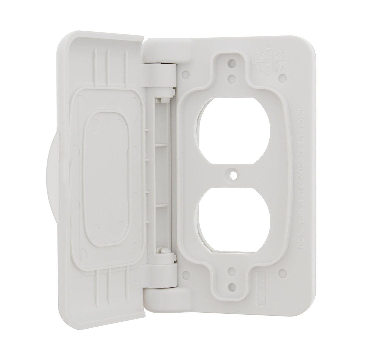 Snapklik.com : Weatherproof Receptacle Cover In White Outdoor ...