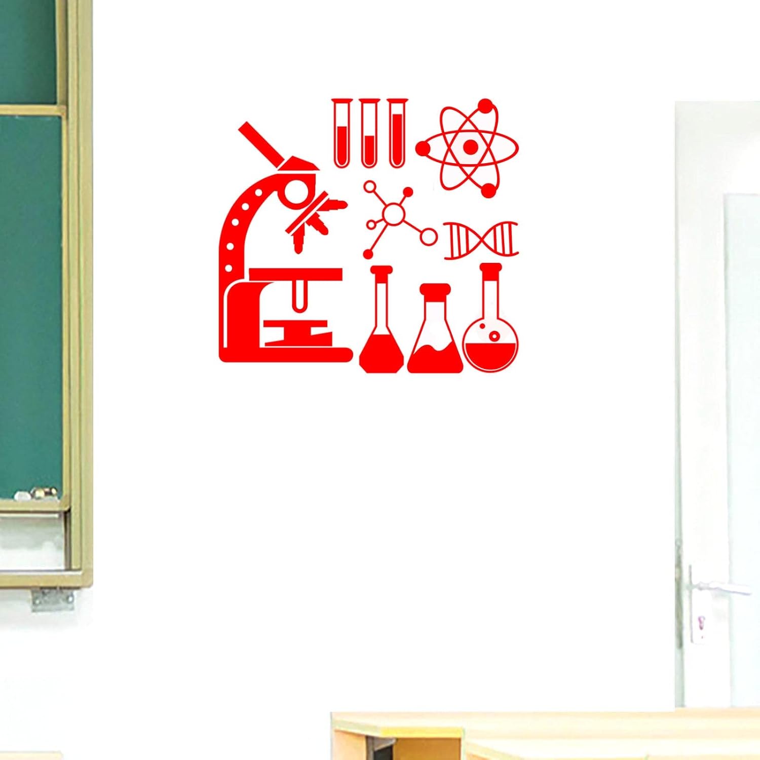 Amazon.com: BIBITIME Science Chemical Laboratory Wall Decals Vinyl ...