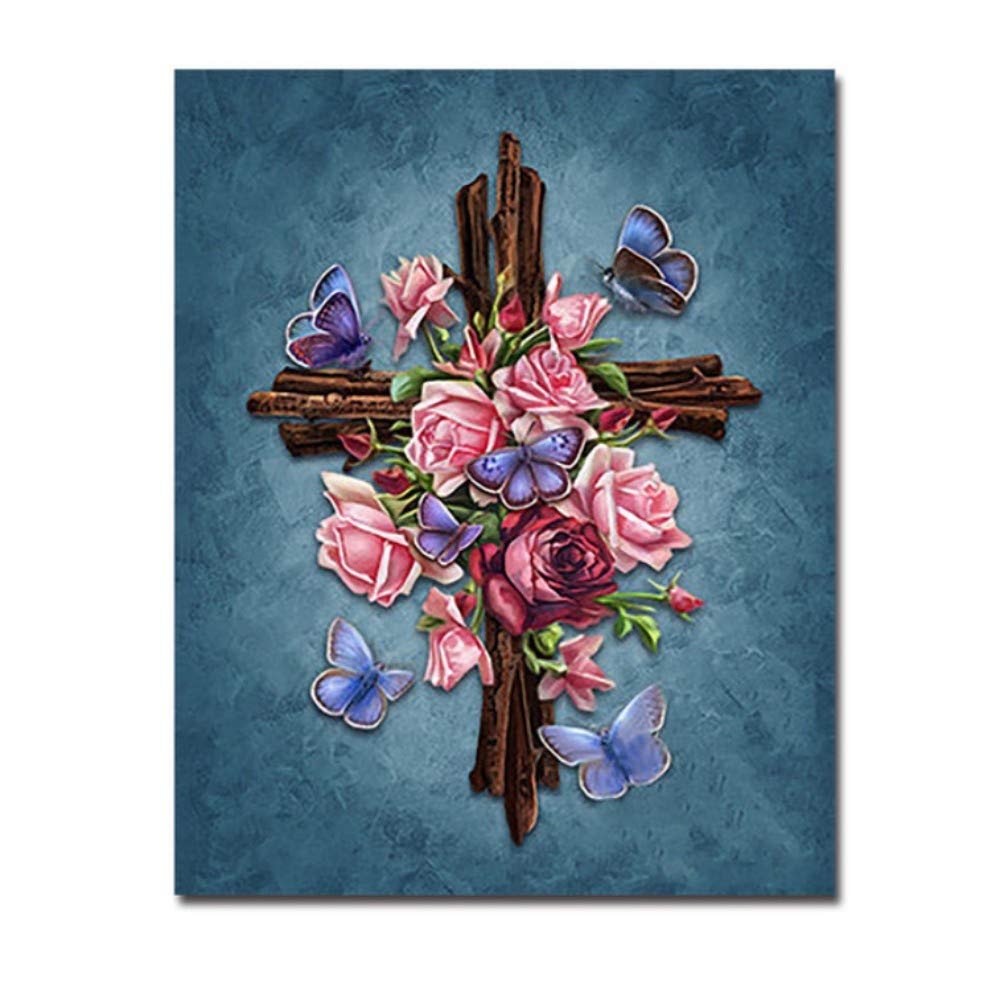 Dibujos De Una Cruz Con Rosas