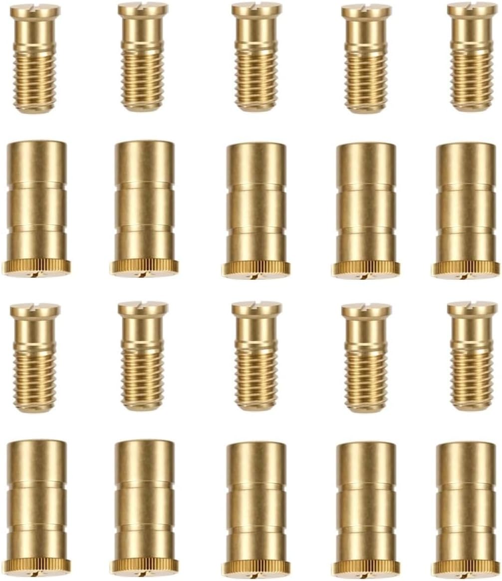 Amazon.com: 10 Pieces Brass Pool Cover Anchors Screws Pool Safety Cover ...