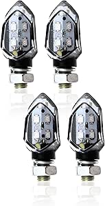4X Universal LED Micro Blinker Indicators Light Mini Motorbike Turn ...