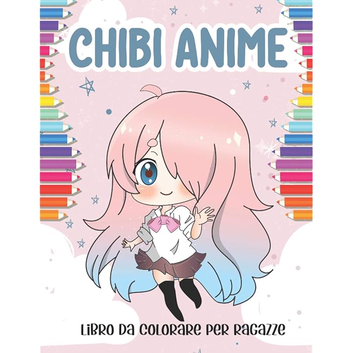 Buy Chibi anime libro da colorare per ragazze: 40 Cute Kawaii Chibis ...