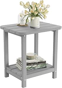 Amazon.com: Sundale Outdoor Adirondack Side Table, Patio All Weather ...
