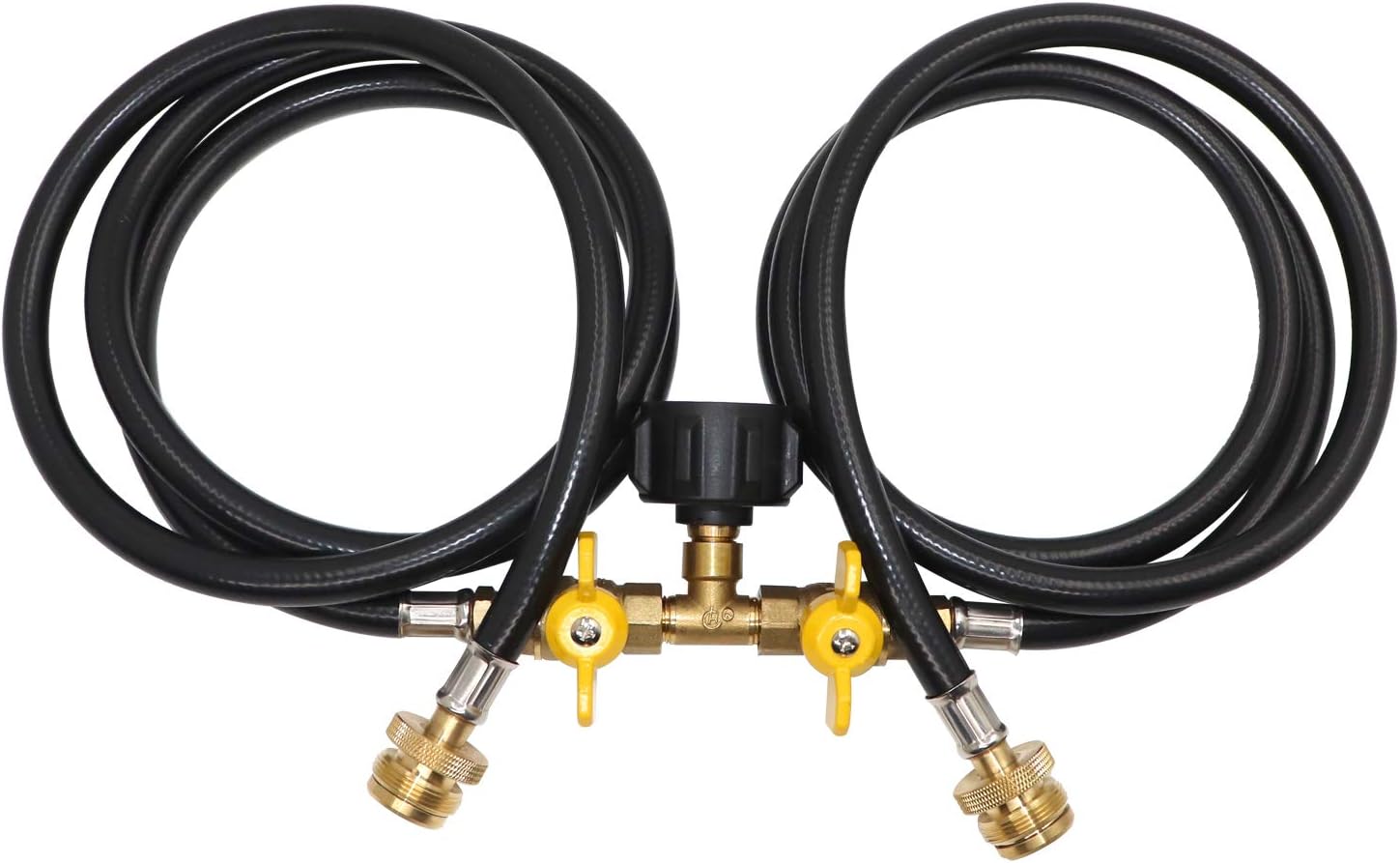 Amazon.com: Aupoko Propane Y Splitter Connection Braided Pipe, 3/8 ...