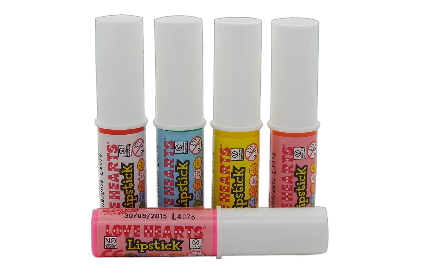 Lovehearts Lipstick - 60 (Tub) Chalk Candy Sweets : Amazon.co.uk: Grocery