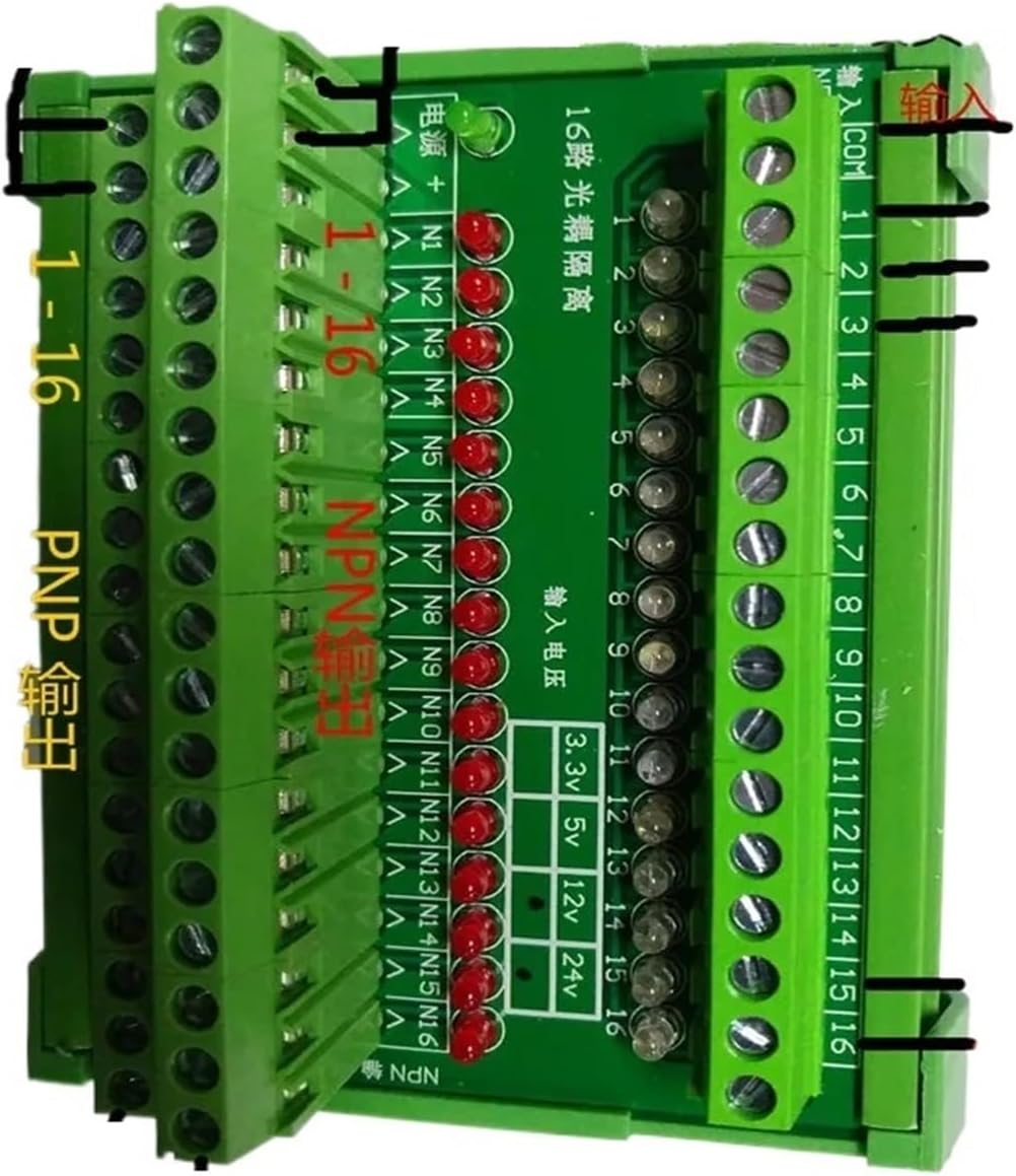 Amazon.com: CAARLA 16-Channel Optocoupler Isolation Signal Polarity ...