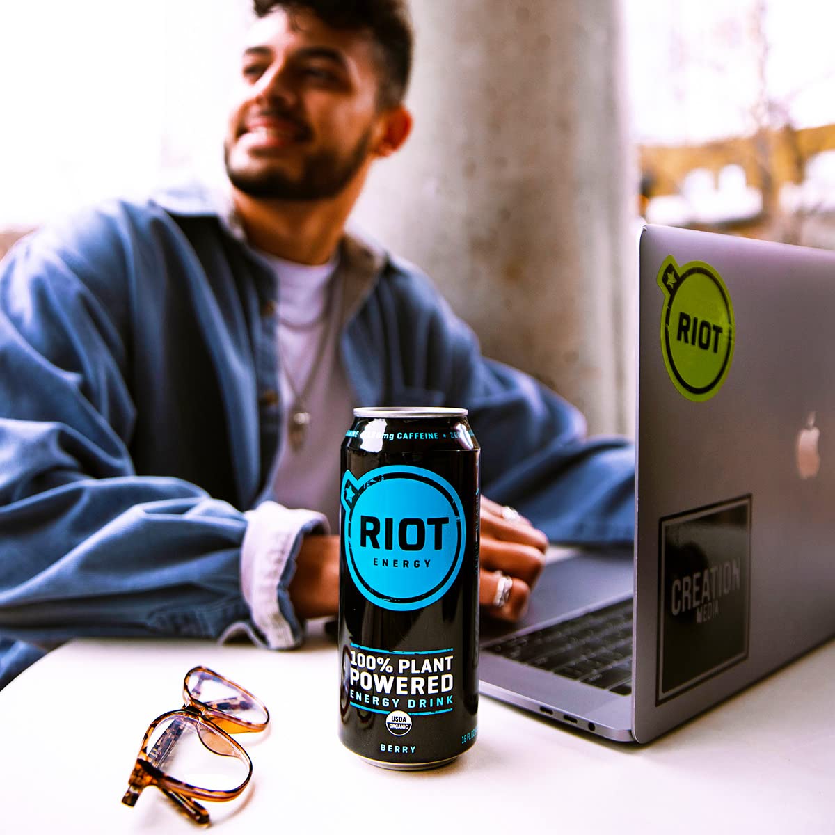 Snapklik.com : RIOT Energy 100% Plant Powered Energy Drink